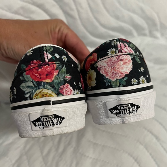 Vans | Shoes | Flower Vanssooo Cute | Poshmark